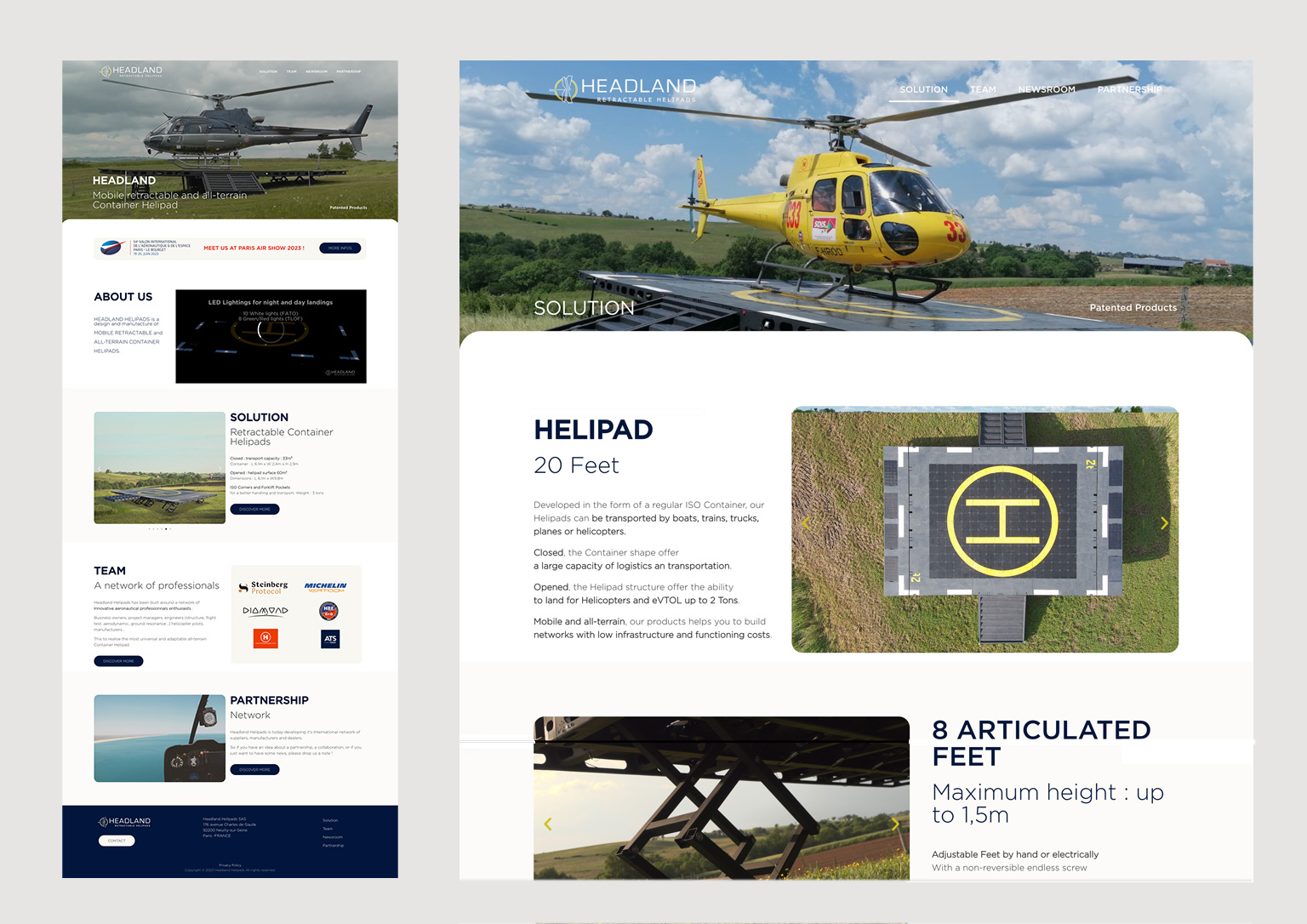 Headland Helipads - Connectpositive